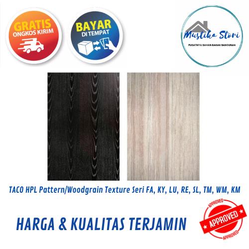 Jual TACO HPL PatterN/Woodgrain Texture Seri FA, KY, LU, RE, SL, TM, WM ...