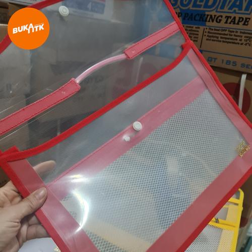 Jual Map Ziper / Map Teng Teng / School Bag / Tas Document kancing 1 ...