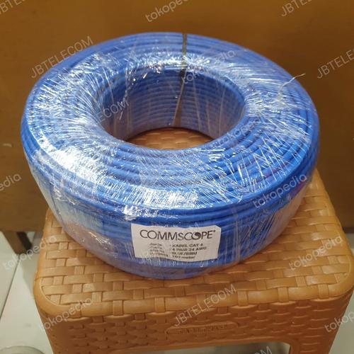 Jual Kabel cat 6 amp commscope @50 meter Biru ORIGINAL - Jakarta Pusat - JBTELECOM | Tokopedia