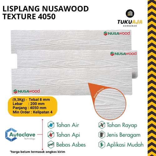 Jual LISPLANG NUSAWOOD 4050mm x 8mm x 200mm TEXTURE LisPlank Woodplank ...