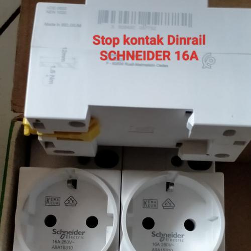 Jual Stop Kontak Din Rail 16A 250V A9A15310 Schneider - Jakarta Selatan ...