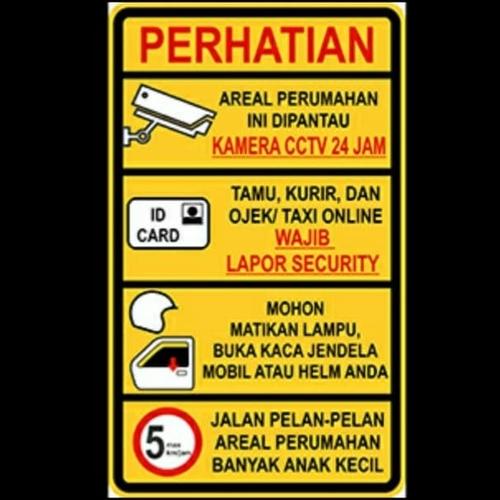 Jual Custom. Rambu Informasi Himbauan atau Plang Papan Nama ukuran ...