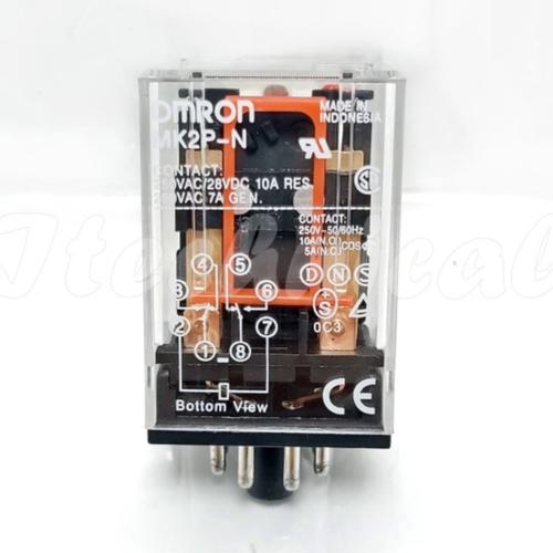 Jual RELAY MK2P MK2PN 8 PIN AC 220V / DC 12V / DC 24V - DC 24V ...