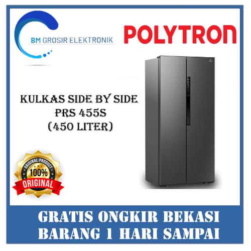 Jual POLYTRON KULKAS PRS 455S KULKAS SIDE BY SIDE 450 LITER - Kota ...