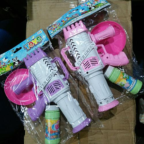 Jual Bubble Gun 25 Mata/Hole - gelembung balon busa air sabun Bublegun ...