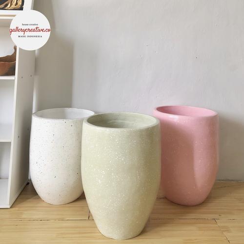 Jual pot tanaman besar - vas bunga besar aesthetic free packing kayu ...