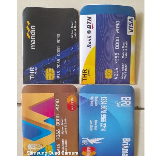 Jual amplop thr lucu atm sedang amplop lebaran unik 100 pcs - Kota ...