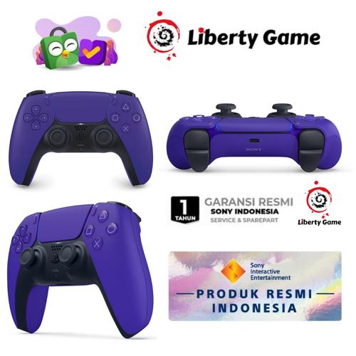 Promo PS5 Dualsense Dual Sense Stik Controller Wireless Galastic Purple ...