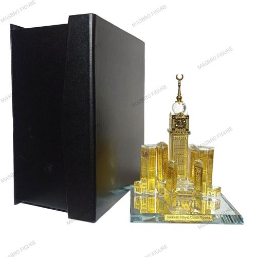 Jual Pajangan Crystal Menara Jam Tower Mekah Miniatur Menara Abraj Al ...