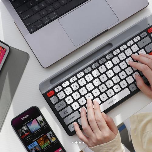 Jual Rexus KB02 Wireless Keyboard Bluetooth + 2.4 GHz Dual Connection ...