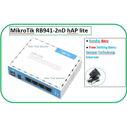 Jual MikroTik hAP lite RB941-2nD - The MikroTik hAP lite - Jakarta Timur - Toba Tech Solution ...