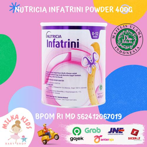 Jual NUTRICIA INFATRINI POWDER 400 GR/ 400GR - SUSU INFATRINI ...