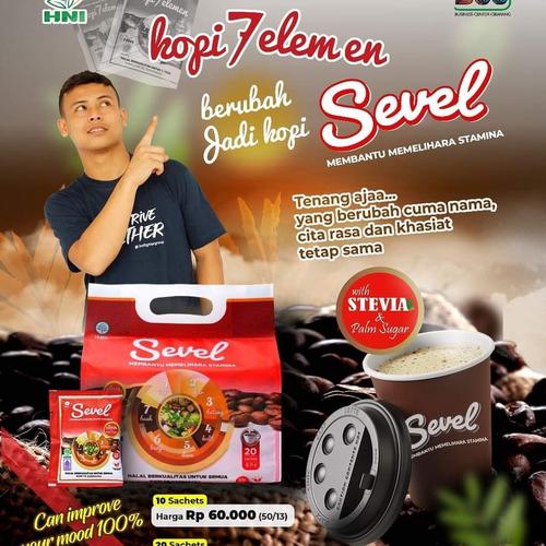 Jual kopi sevel hpai 7 elemen 20 sachet - kopi herbal - kemasan terbaru ...