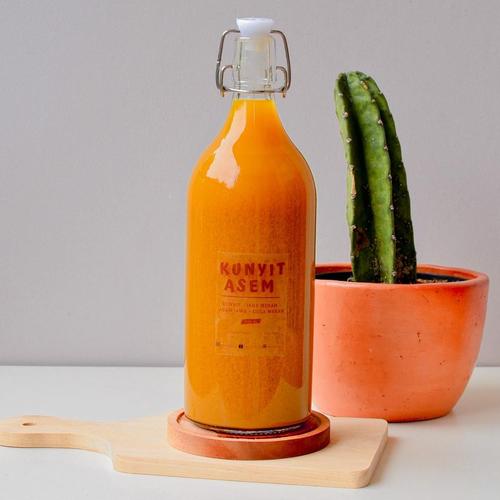 Jual Jamu Kunyit Asem, Beras Kencur, Mpon-mpon, Temulawak 1 Liter Botol ...