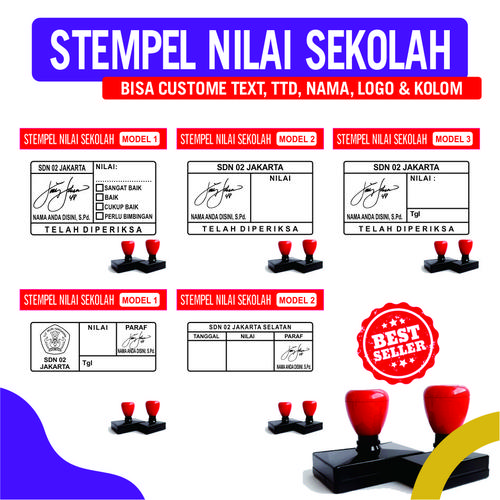 Jual Stempel tabel Penilaian Siswa - Model 1 , Putih - Jakarta Pusat ...