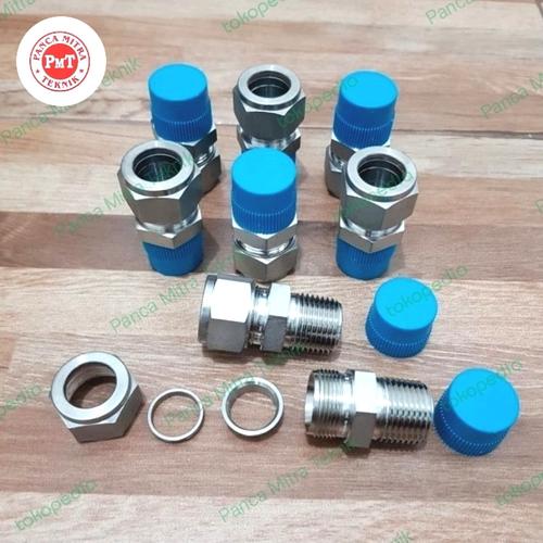 Jual OD 12mm x 1/4" NPT Male Connector SS316 - Jakarta Barat - Panca ...