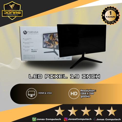 Jual MONITOR LED PIXEL 19 INCH VGA DAN HDMI GARANSI 1 THN Replace ...