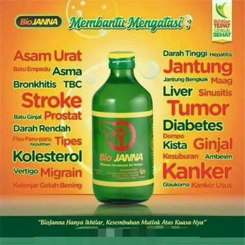 Jual Super Probiotik Bio Janna Fermentasi Kelapa 330 ml - Kota Bandung ...