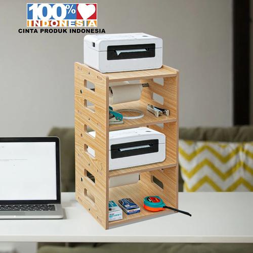 Jual Rak Meja Susun Serbaguna dari MDF Penyimpanan Kuat Praktis LC056 ...