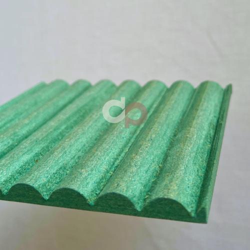 Jual Fluted Panel Cembung Tebal 18 MM Wall Panel / HMR MDF Hijau ...