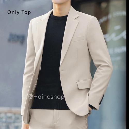 Jual HAINOS Jas Blazer Pria Casual - Hitam, XXL - Kota Tasikmalaya ...