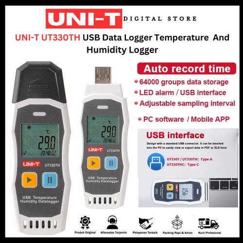 Jual UNI-T UT330TH USB Data Logger Temperature And Humidity Logger ...