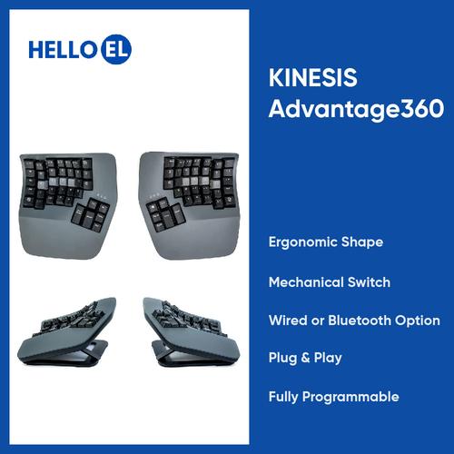 Jual Kinesis Advantage360 Advantage 360 Professional Ergonomic Keyboard ...