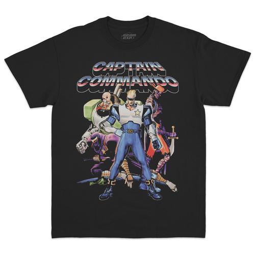 Promo Kaos Game Captain Commando | Classic Arcade Gamer T-Shirt - S ...