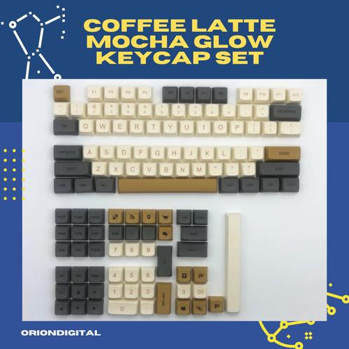 Promo Glow Grey Cream PBT Keycap Keycaps XDA Cherry Profile - Jakarta ...