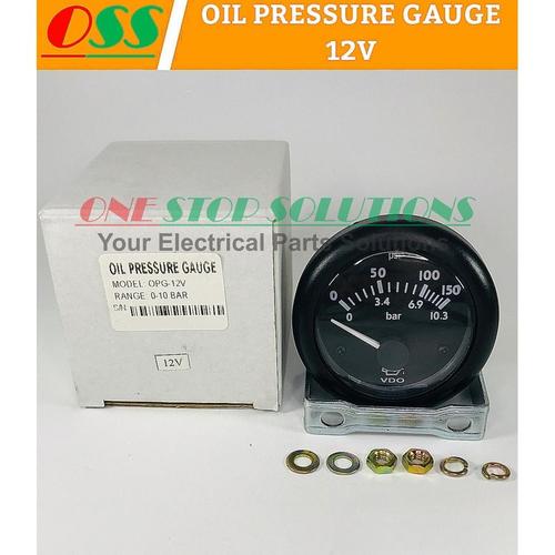 Jual Gauge Meter Oli 12V / Oil Pressure Gauge 12V Genset - Jakarta ...