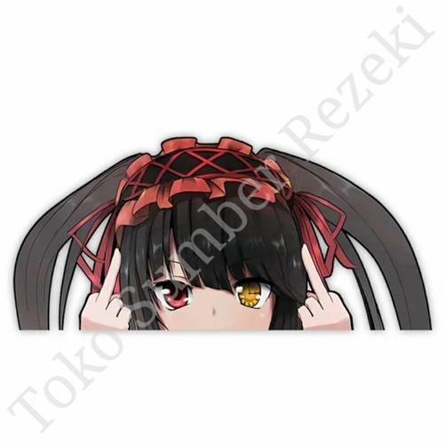 Jual Kurumi Tokisaki Date A Live Peeker Big Car Head Sticker Fuck Window Jakarta Utara