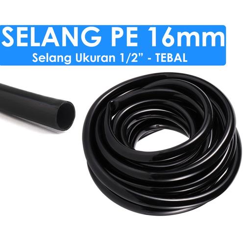 Jual Selang PE 16mm Lentur / Selang Ukuran 1/2 inch Hitam Anti Lumut ...