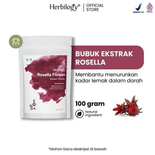 Jual Herbilogy Rosella Flower Extract Powder 100gr Murah - Kab ...