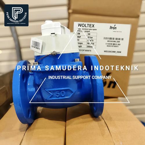 Jual Water Meter Itron 2 Inch Woltex + EverBlu Cyble HT Itron DN50 ...