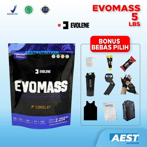 Jual Evolene Evomass 5 lbs Evo Mass Susu Mass Gainer Penambah Berat ...