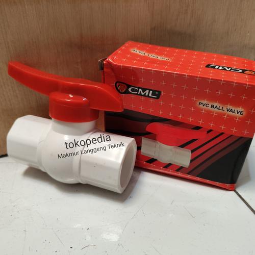 Jual Stop Kran PVC 1" Ball Valve 1 Inch - Kota Yogyakarta - Makmur ...