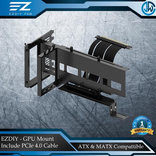 Jual EZDIY-FAB Vertical PCIe 4.0 GPU Holder - Extension Cable|Riser ...
