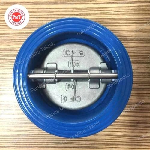 Jual Wafer Check Valve 3" inch PN16 / Double Door Cast Iron DN80 ...