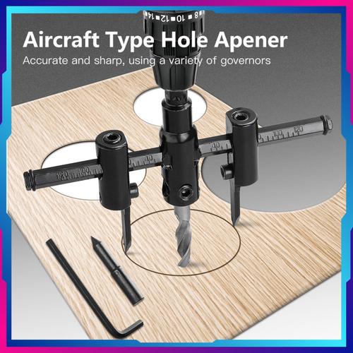 Jual Adjustable Circle Cutter Hole Saw Mata Bor Kayu Papan Jangka ...