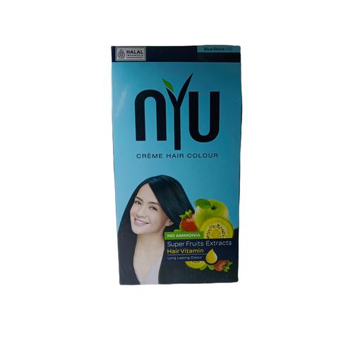 Jual Nyu Creme Hair Colour Pewarna Rambut Natural Black Brown Burgundy ...