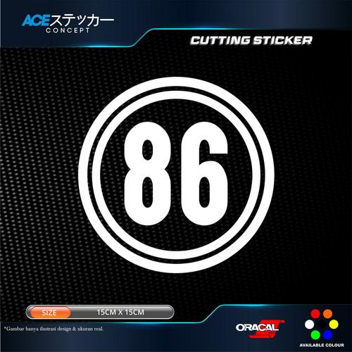 Jual Cutting Sticker Custom Angka Stiker Body Motor Vespa - Kuning ...