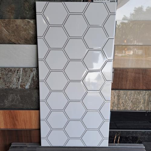 Jual Keramik Dinding Hexagonal Mulia Luxagres 30x60 IMPERIAL BIANCO ...