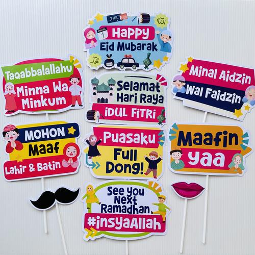 Jual HAPPY EID MUBARAK TQB PROPS LEBARAN PHOTOBOOTH HARI RAYA IDUL ...