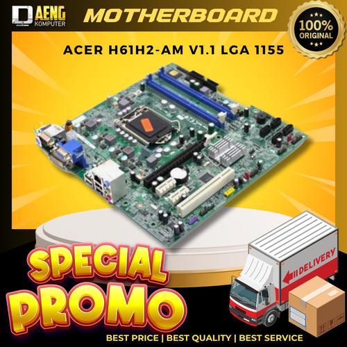 Jual Motherboard Mainboard Mobo Pc H61 Acer H61H2 - AM V1.1 Socket 1155 ...
