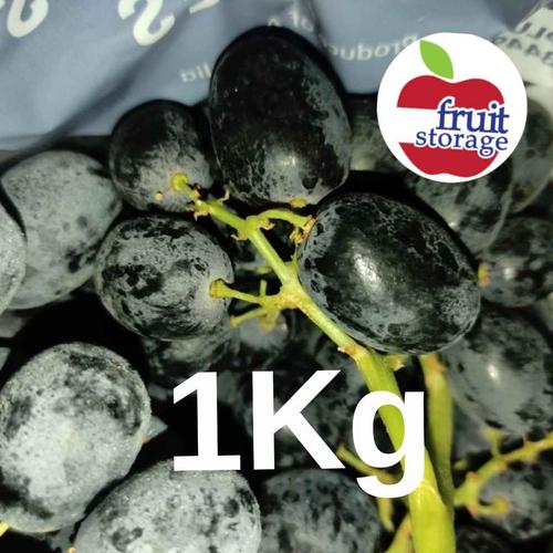 Jual Buah Anggur Hitam Tanpa Biji / Autumn Royal - Midnight 500g ...
