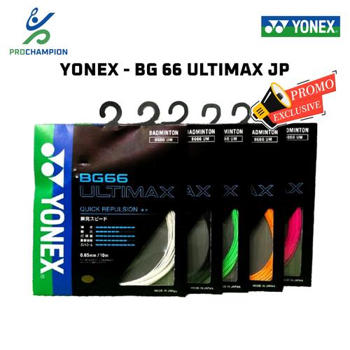 Promo SENAR BADMINTON YONEX BG 66/BG66/BG-66 ULTIMAX MADE IN JEPANG ...