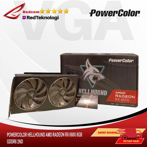 Jual VGA POWERCOLOR HELLHOUND AMD RADEON RX 6600 8GB GDDR6 2ND ...