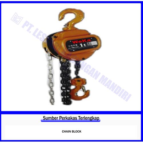 Jual Chain Block / Chain Hoist Ukuran 1Tx3M Merk WEKA - Jakarta Selatan ...