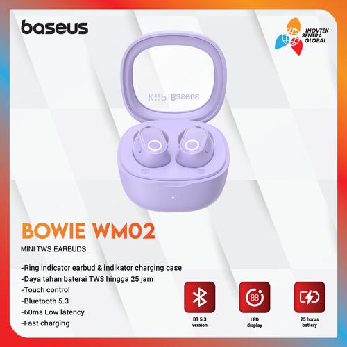 Promo Baseus WM02 / Bowie WM-02 TWS True Wireless Bluetooth Earbuds ...