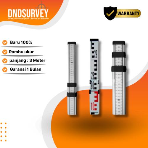 Jual rambu ukur - 3 Meter - Kab. Bandung - DND Survey Bandung | Tokopedia